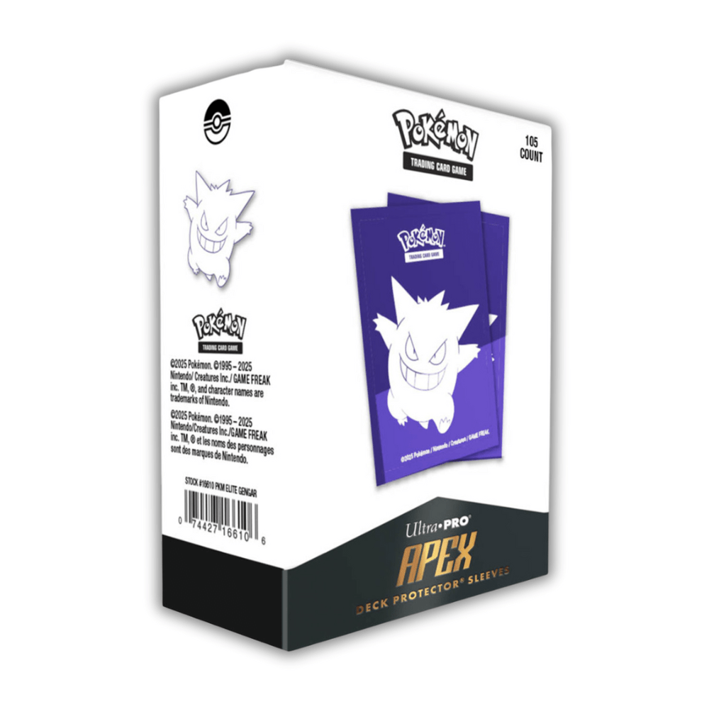 Deck Protector: Apex: Pokémon: Elite Series: Gengar (105) – QuickTCG LLC